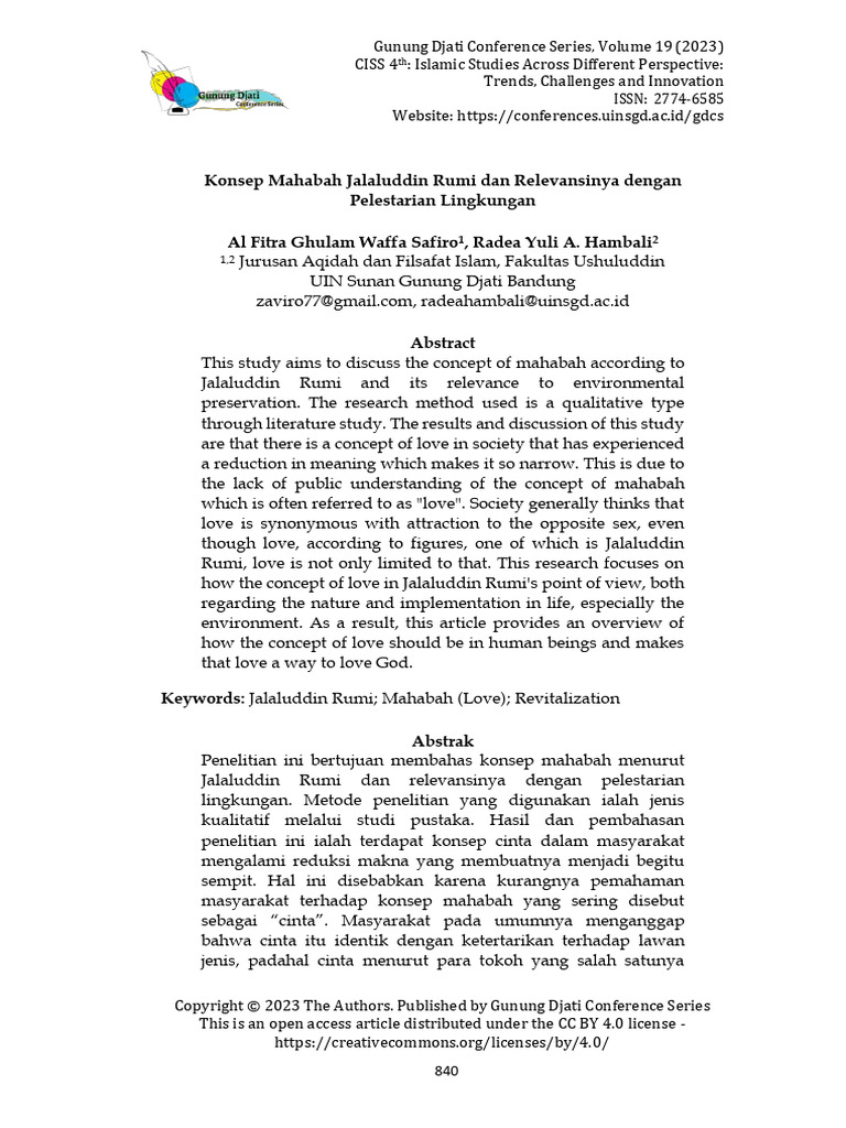 1604-Article Text-2446-1-10-20230529 | PDF | Abrahamic Religions | Religious Faiths