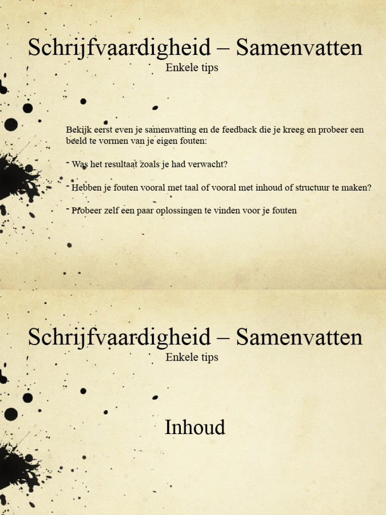 Samenvatten Collectieve Verbetering | PDF