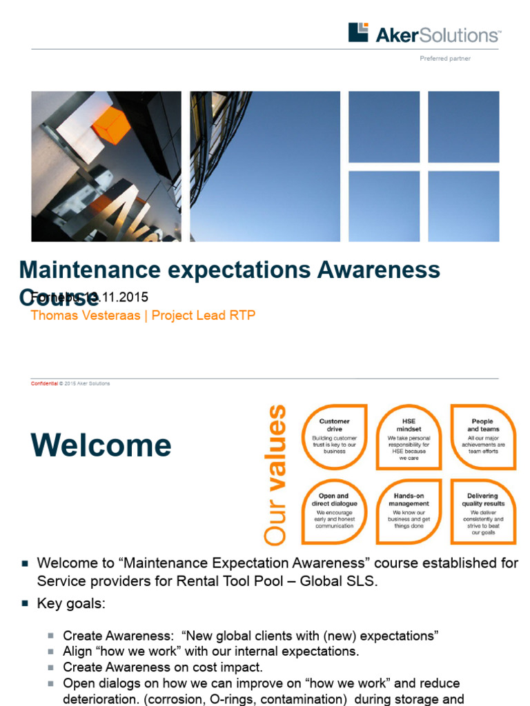 Maintenance Expectations | PDF