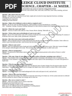 Class 7 Science: Water-A Precious Resource | PDF | Groundwater | Fresh ...