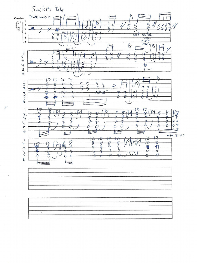 King Crimsom Sailor's Tale 1 | PDF