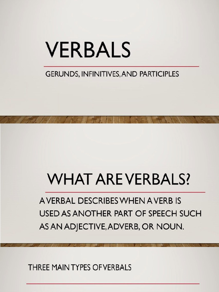 Verbals | PDF