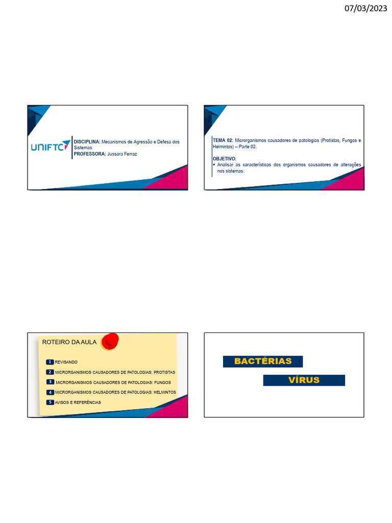 Mad - Slides - Tema 02 - Microrganismos Causadores de Patologias ...