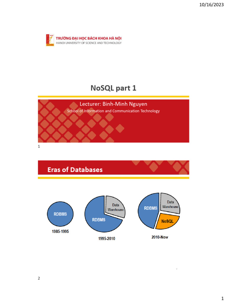 5.1 Intro Nosql | PDF | No Sql | Databases