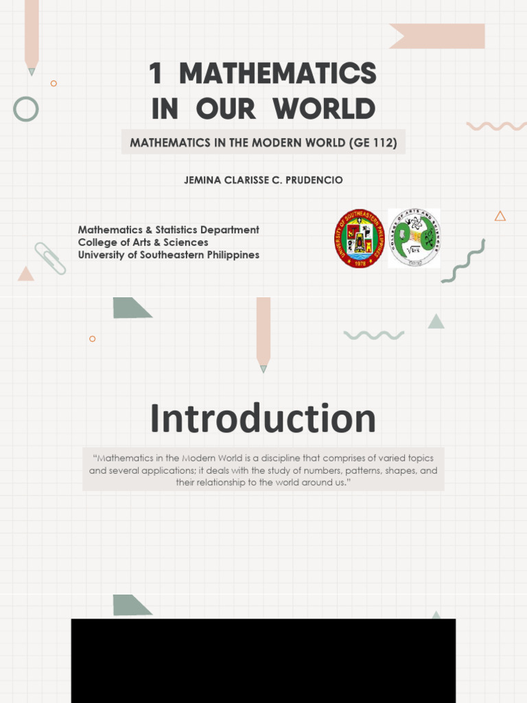 Ge 112 (1.1) | PDF | Mathematics | Statistics