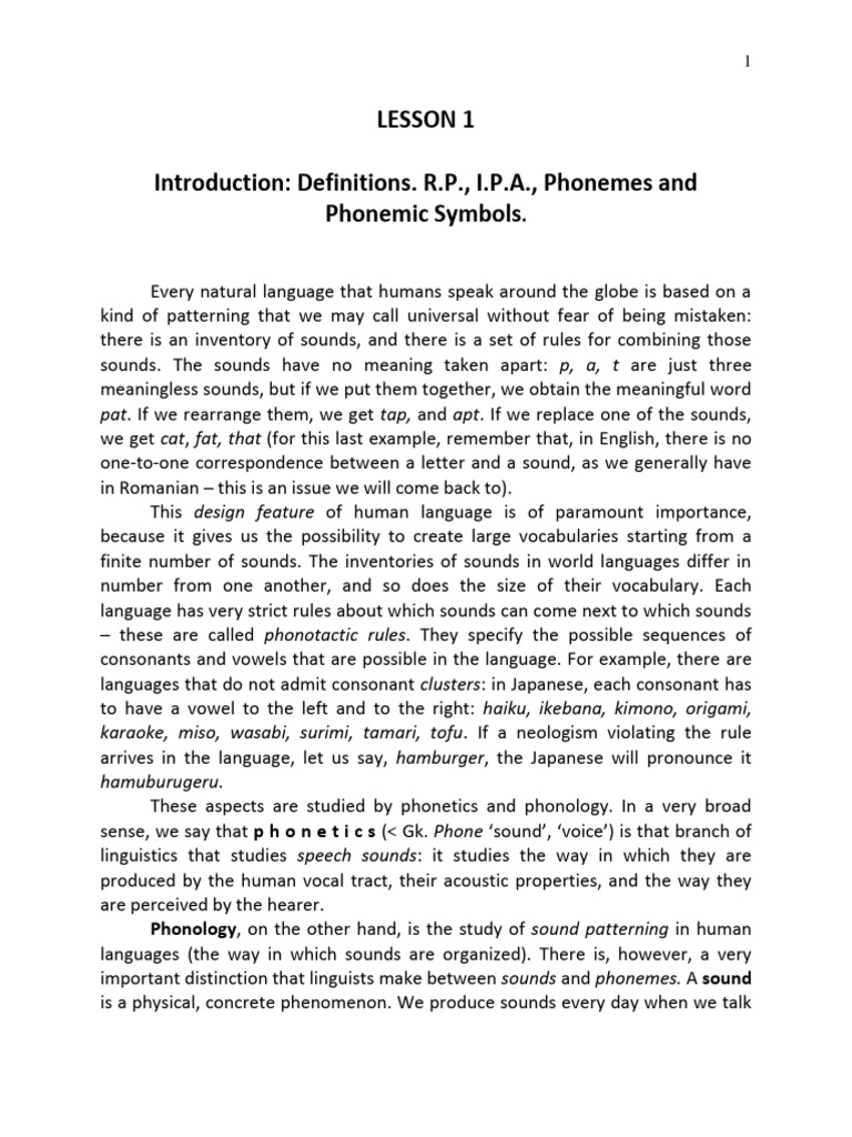 2. PHONETICS & PHONOLOGY (2) | PDF