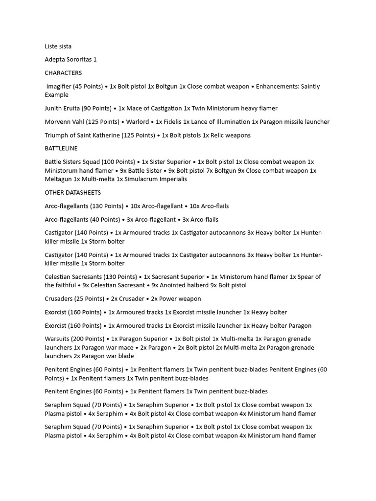 Liste Sista | PDF | Military Technology | Tools