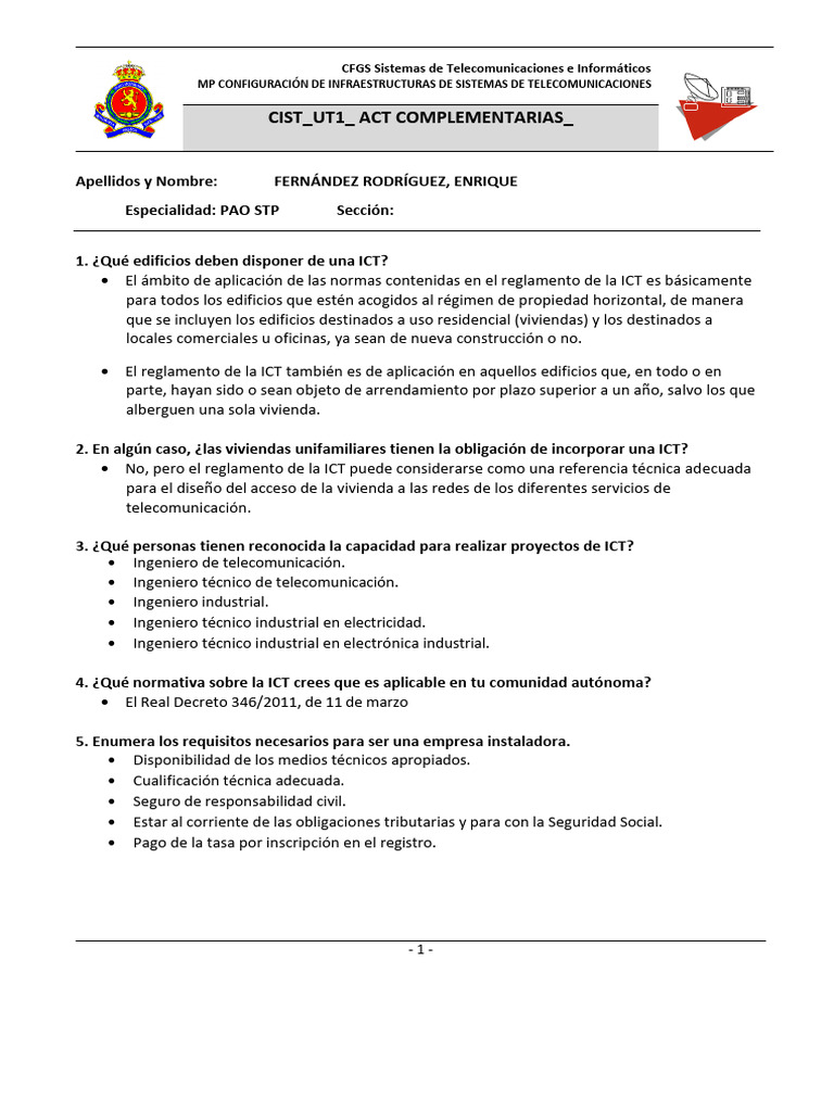 Fernández Rodríguez Enrique UT1 COMPLEMENTARIAS | PDF