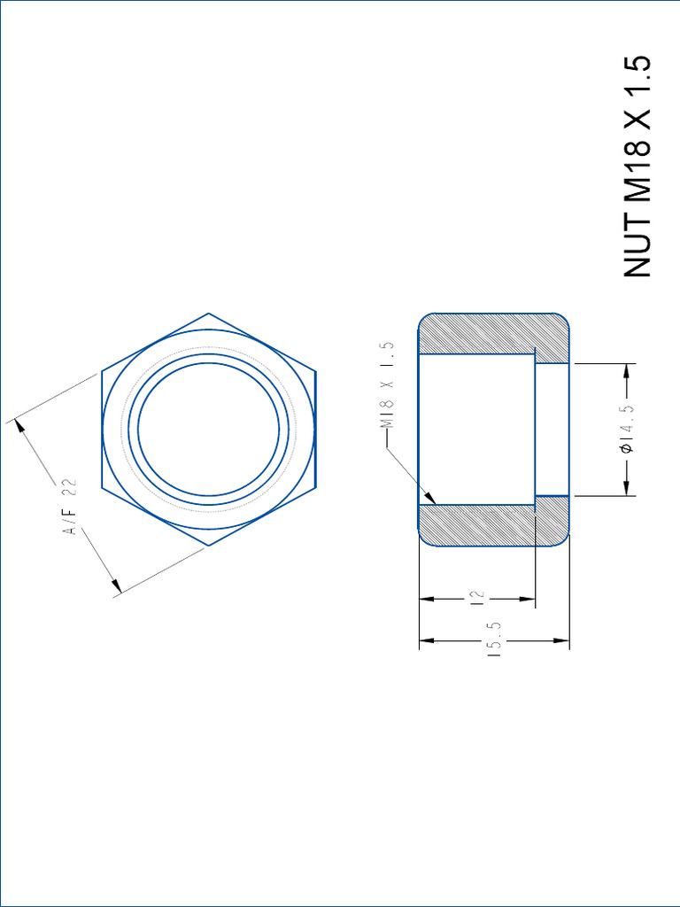 M18 X1.5nut | PDF
