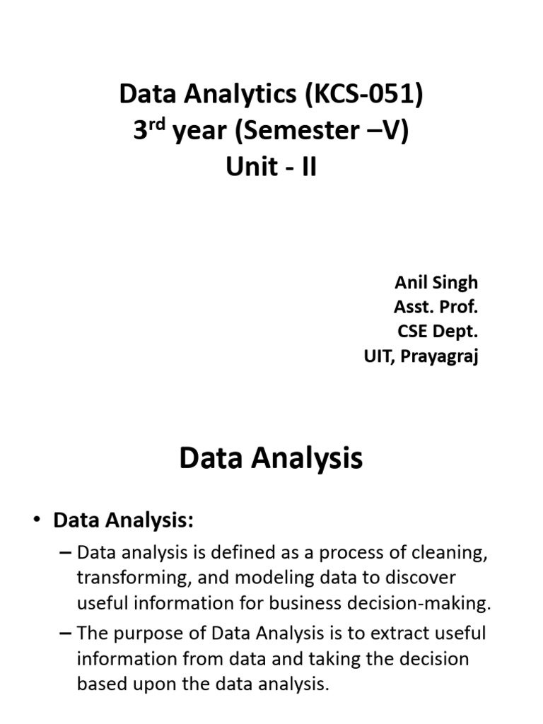 Unit Ii Data Analysis Pdf Bayesian Network Support Vector Machine 0197