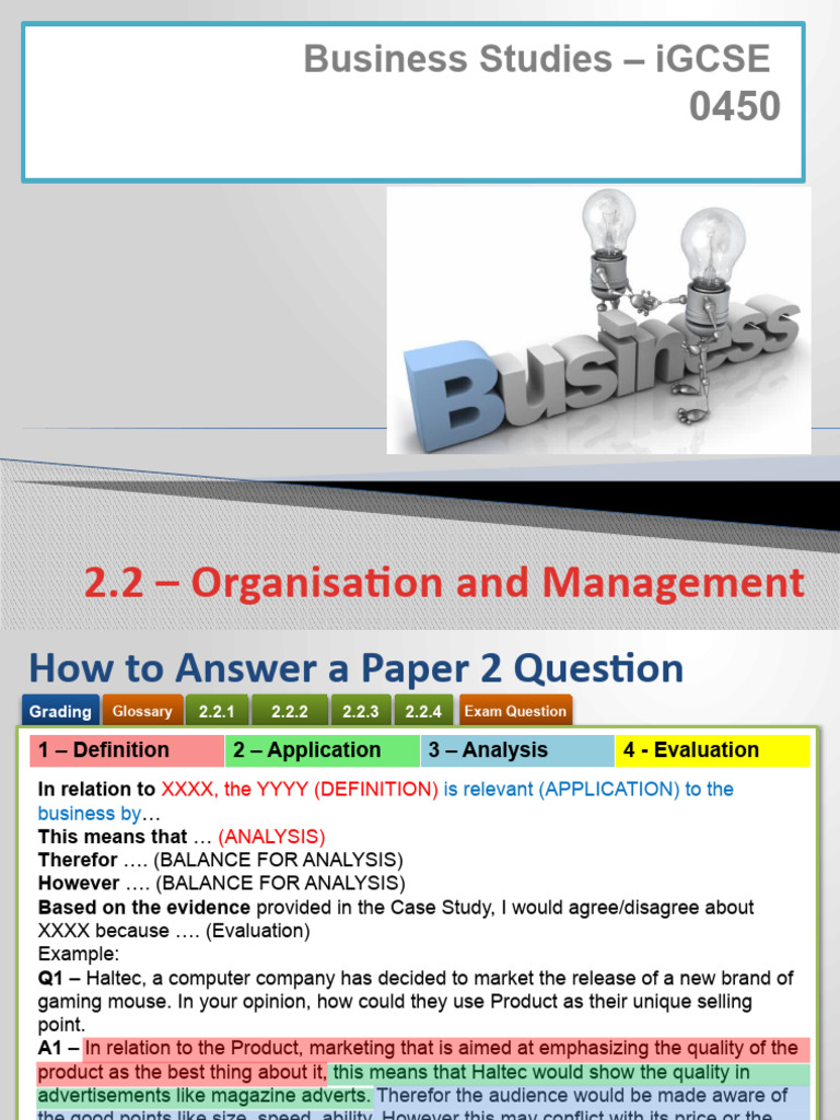 Organisation and Management Overview | PDF | Leadership | Knowledge