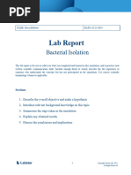 Lab Report - Identification of Unknown Bacteria - Updated | PDF | Methicillin Resistant ...