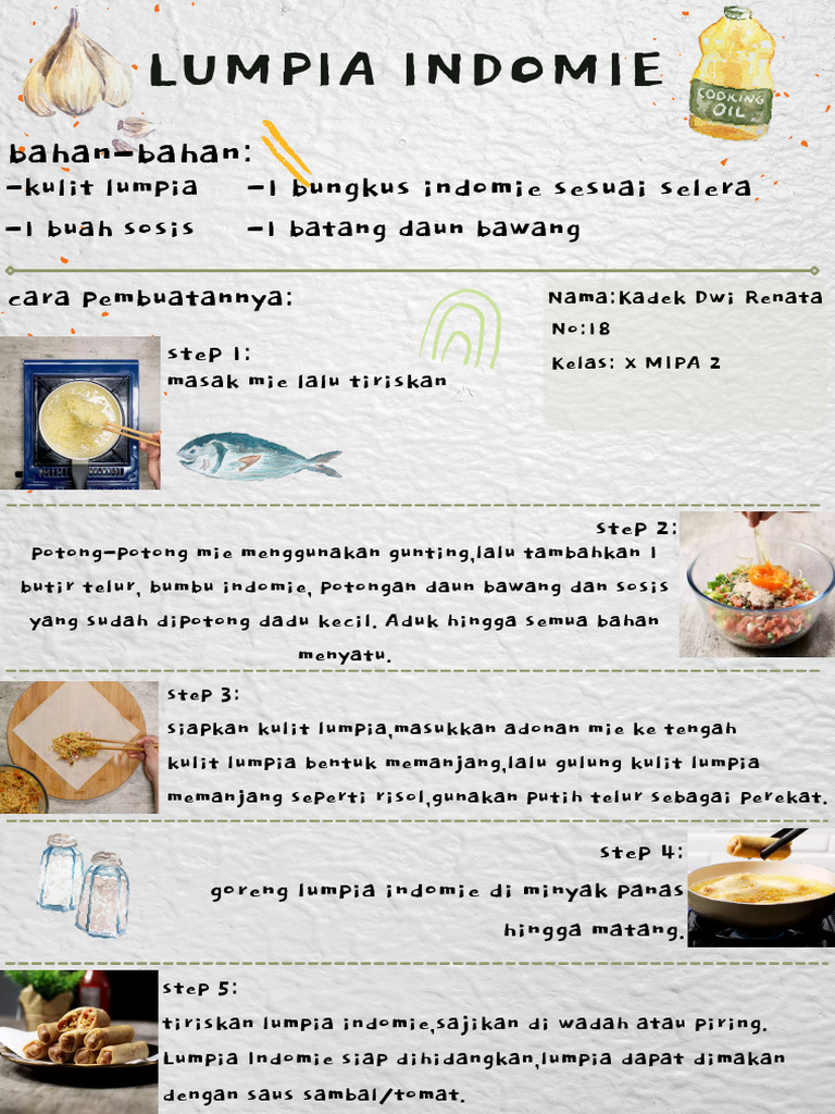 Lumpia Indomiee | PDF