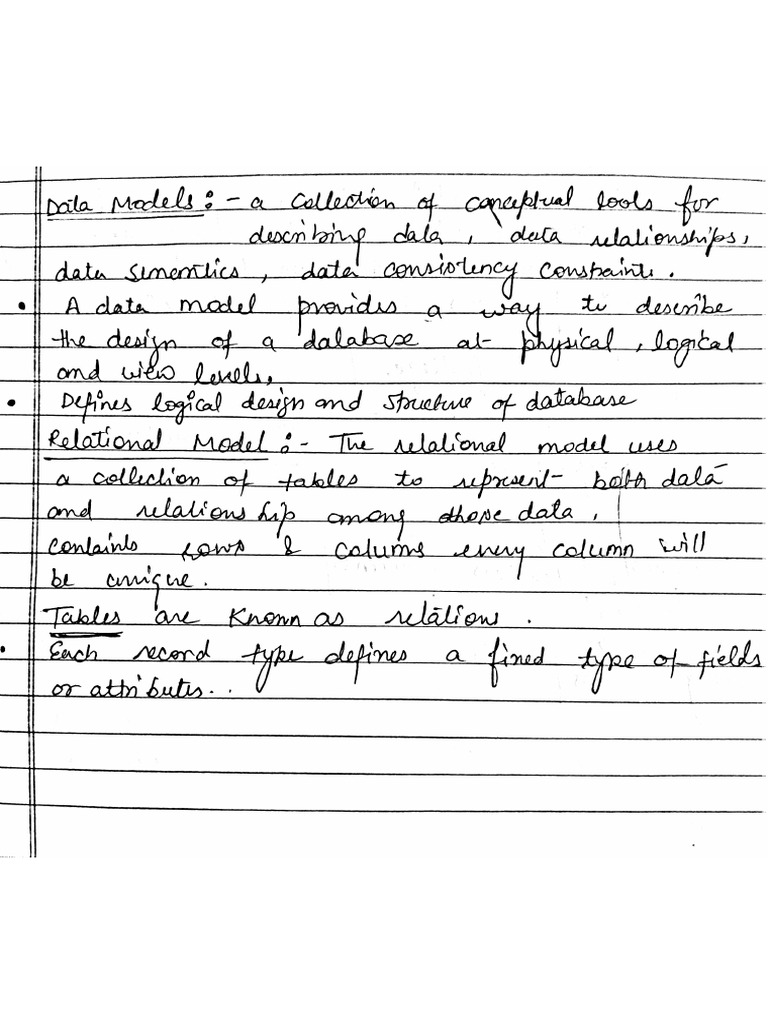 Types of Architecture and Data Model | PDF