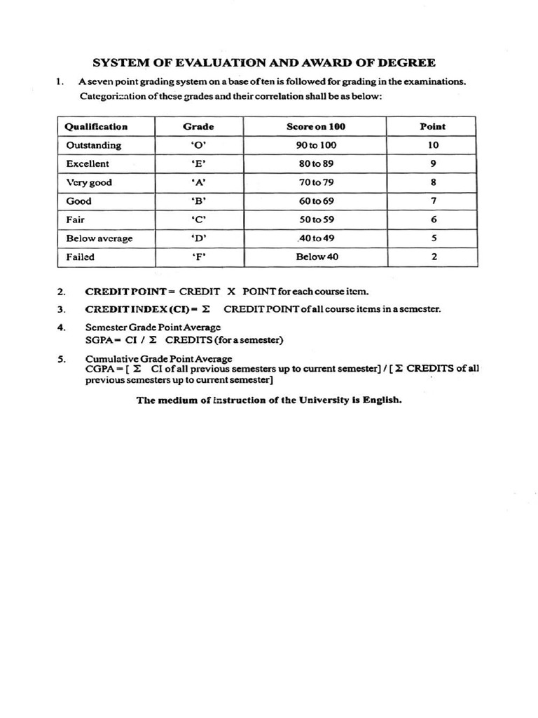 KIIT Grading System | PDF