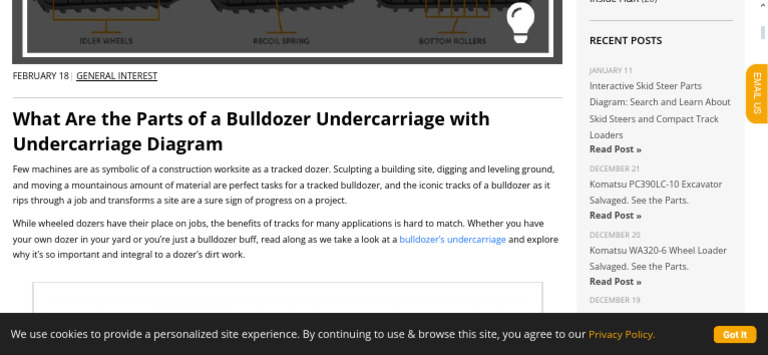 Bulldozer Undercarriage Parts Diagram | PDF | Construction Equipment ...