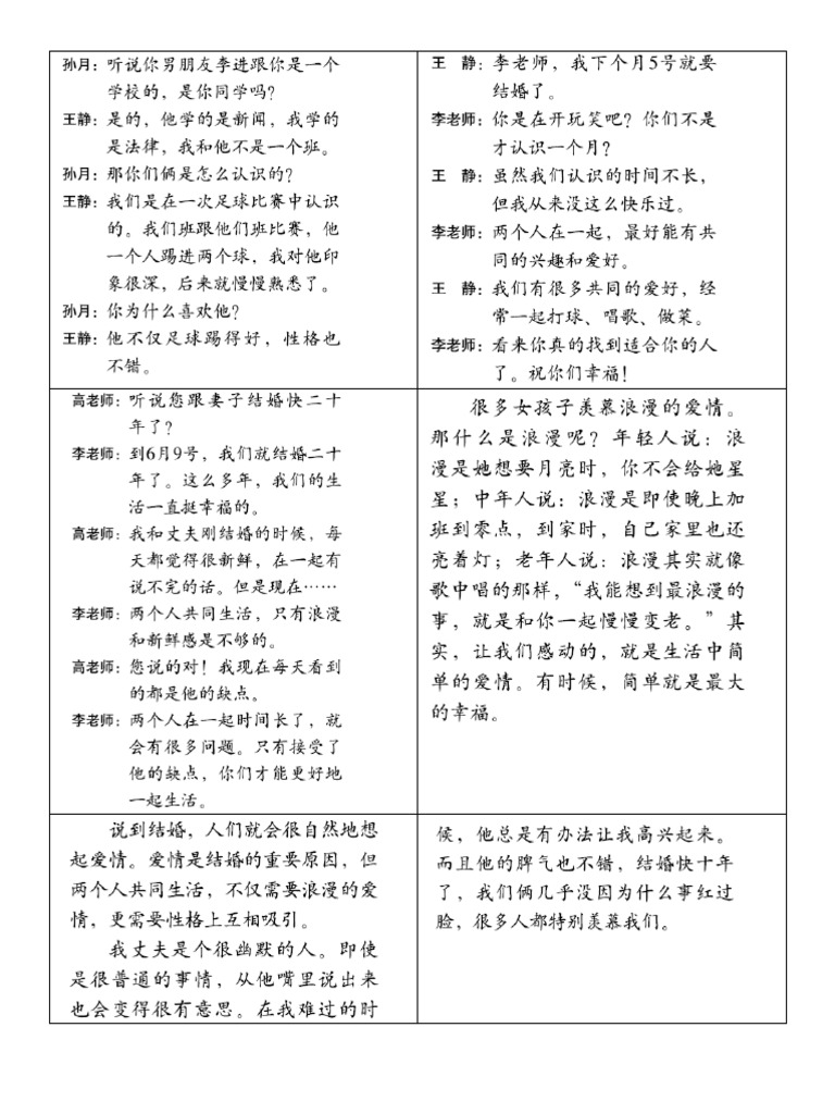 Hsk 4a 上 Conversations Pdf