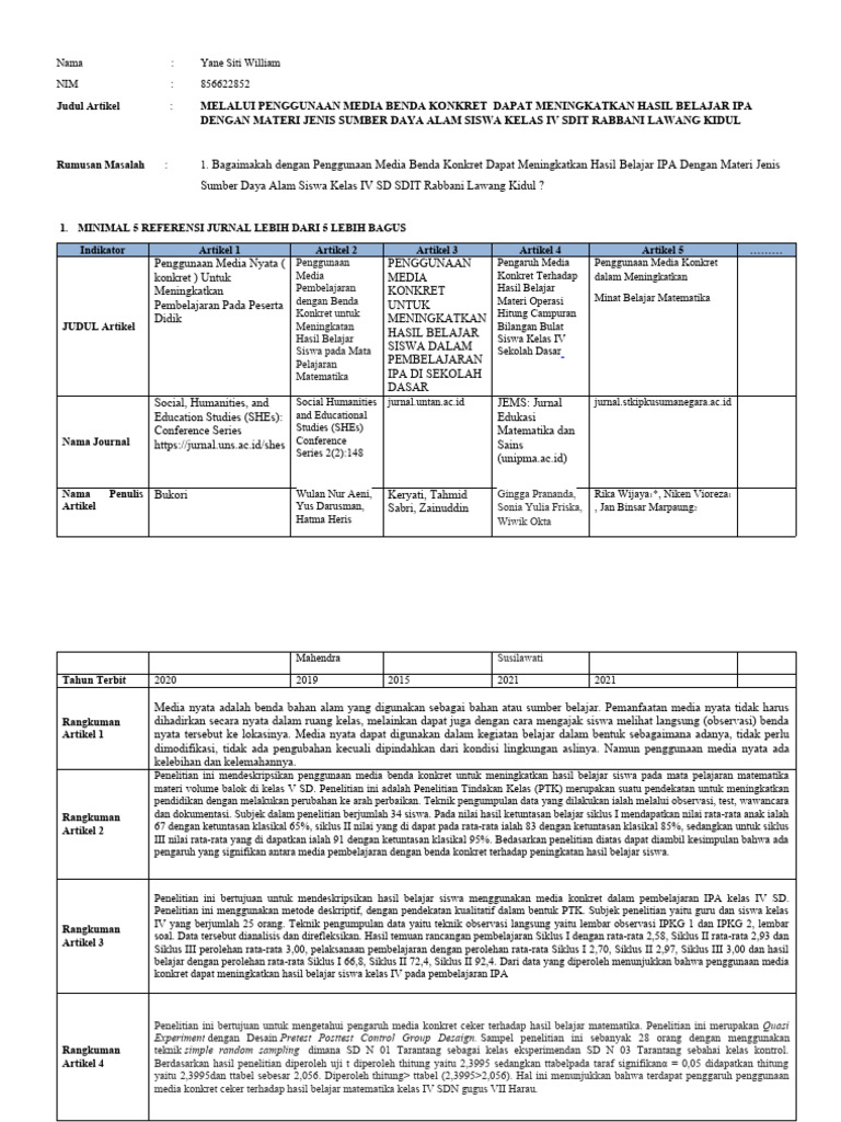 Format Tugas 1 | PDF