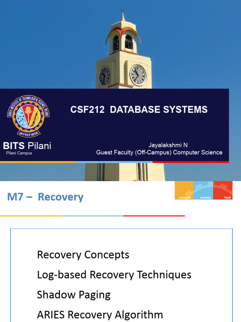 CSF212 Module7 | PDF | Computing | Cybernetics