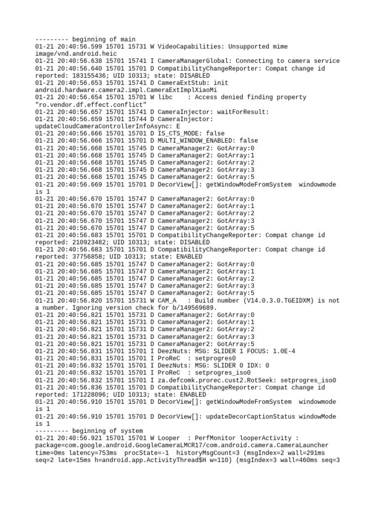 Log Cat 1705844456520 | PDF | Computing | Digital Technology