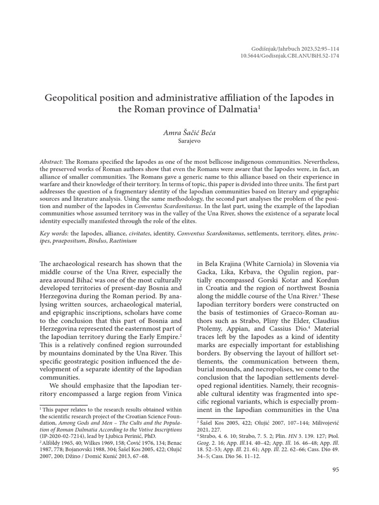 Geopolitical Position and Administrative | PDF | Ancient Europe | Greco ...