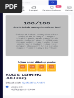 Panduan Mengisi Kehadiran Tuweb | PDF