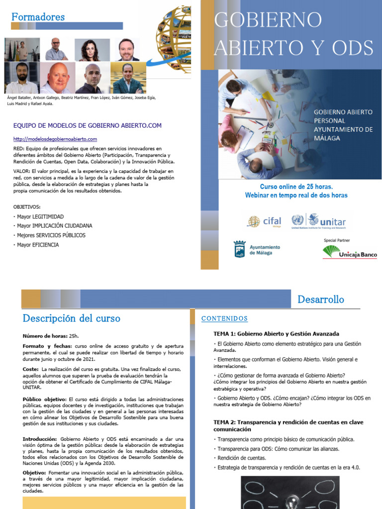 Programa Gobierno Abierto | PDF | Informática