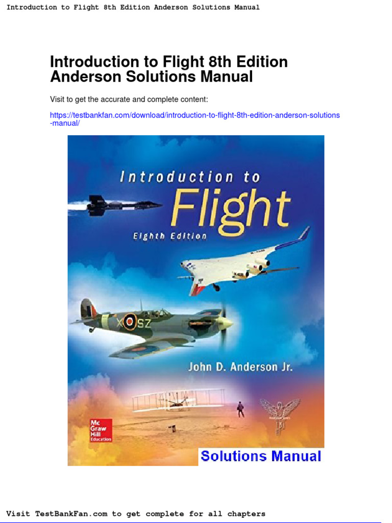 Dwnload Full Introduction To Flight 8th Edition Anderson Solutions ...