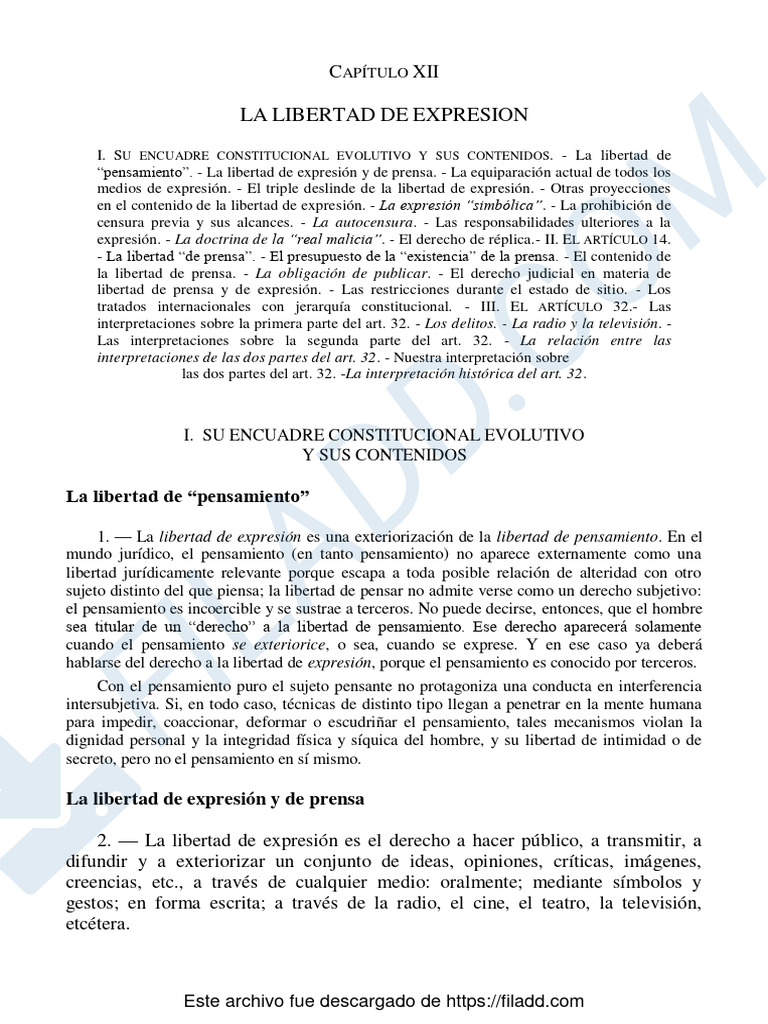 Bidart Campos German J - Manual de La Constitucion Reformada - Tomo 2 | PDF | Libertad de ...