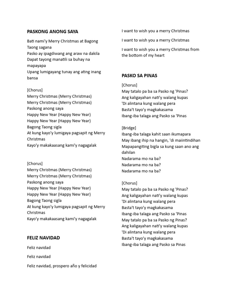 Show Choir Lyrics | PDF