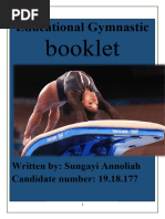 Gymnastics Floor Routine Levels 1-5 Updated For 2024 | PDF | Gymnastics ...
