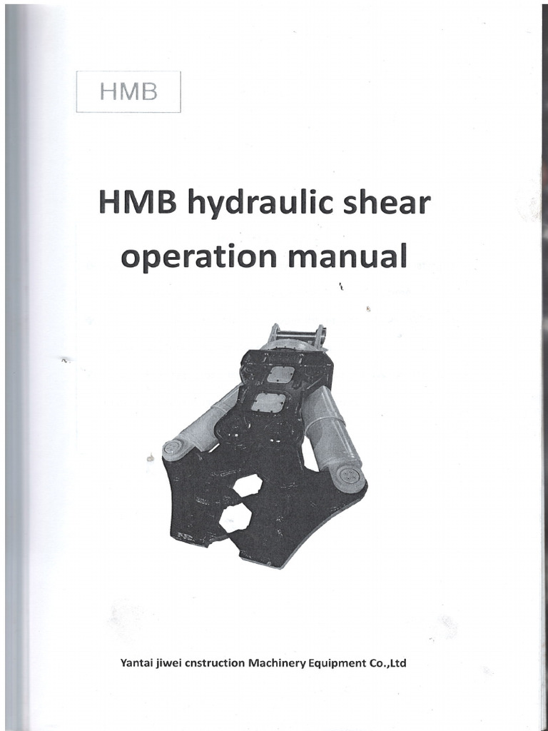 Manual Yantai HMB-40 | PDF