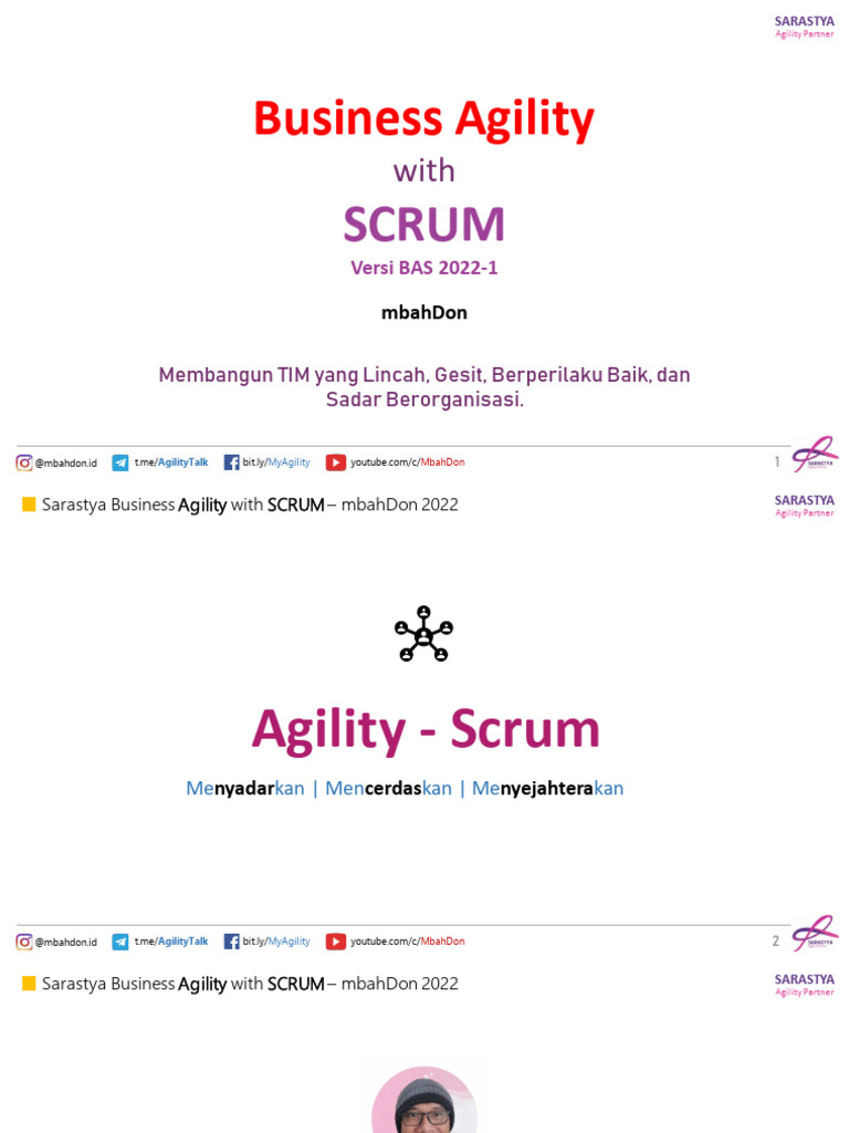 Business Agility With Scrum 2022 R1 | PDF