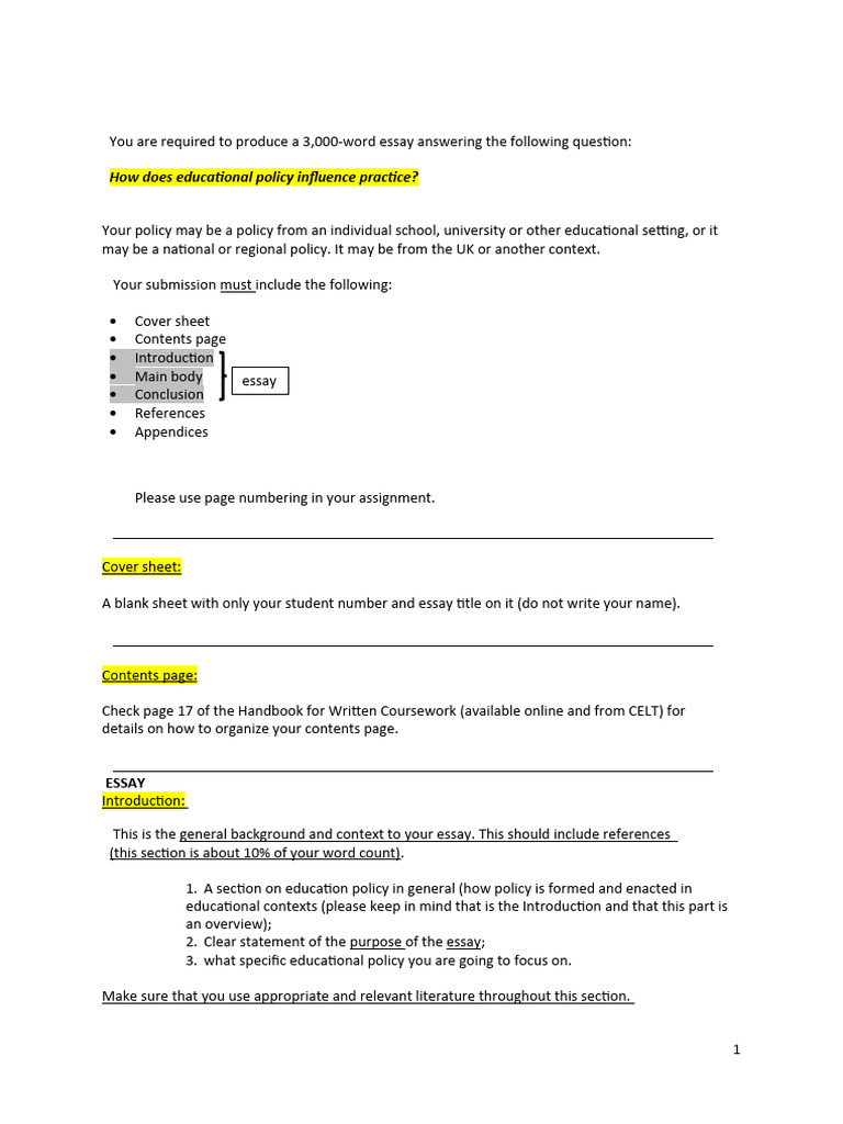 Assignment | PDF | Essays | Information