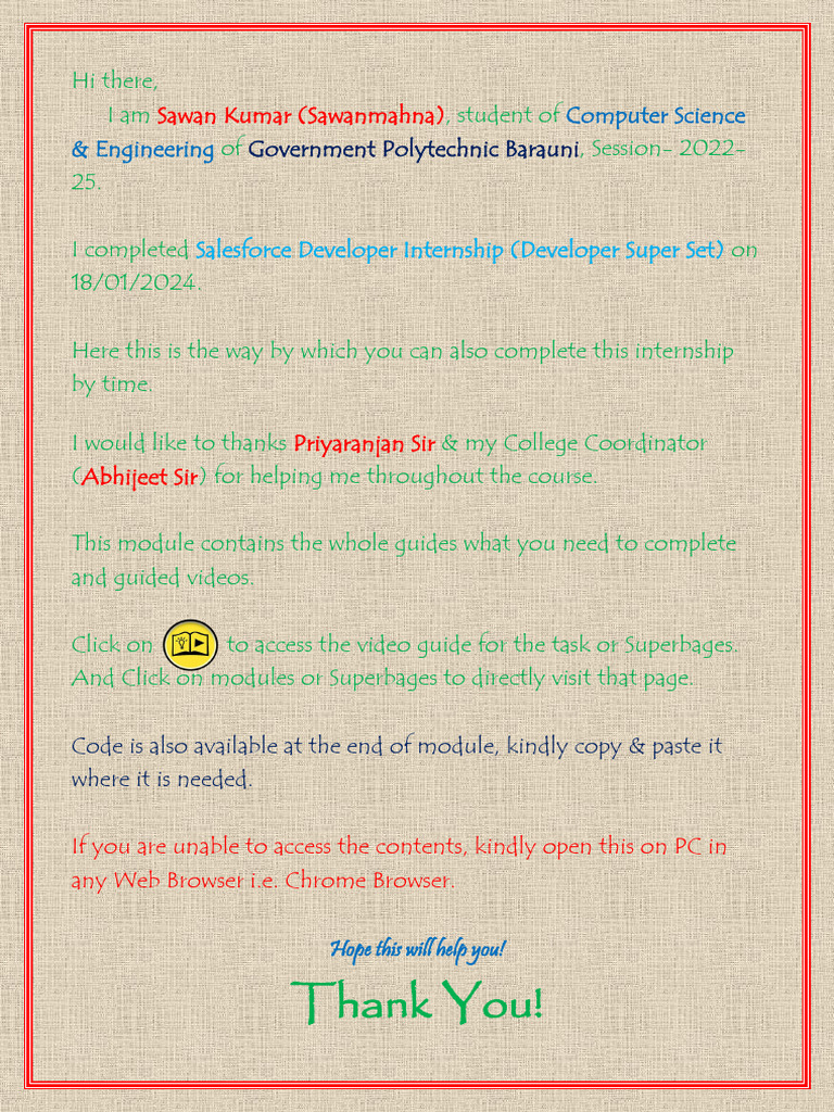 Guide For Salesforce DeveloperSuperSet | PDF | Boolean Data Type ...