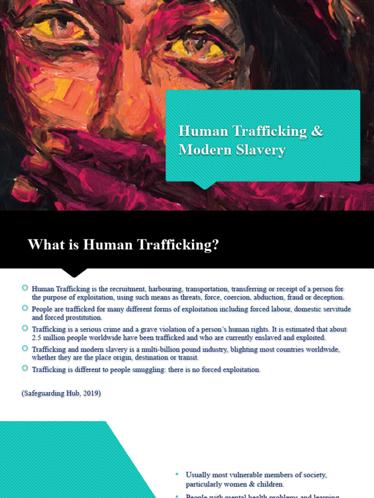 Human Trafficking Modern Slavery | PDF | Human Trafficking | Sexual Slavery