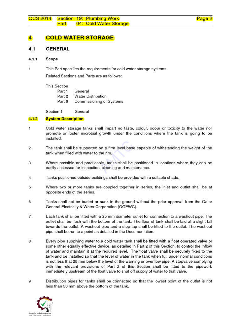 QCS 2014-GRP Specs | PDF | Plumbing | Pipe (Fluid Conveyance)
