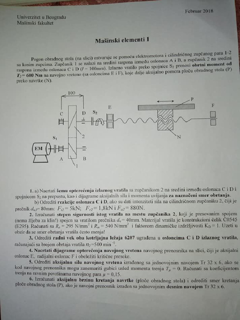 Rokovi Iz Masinskih Elemenata | PDF
