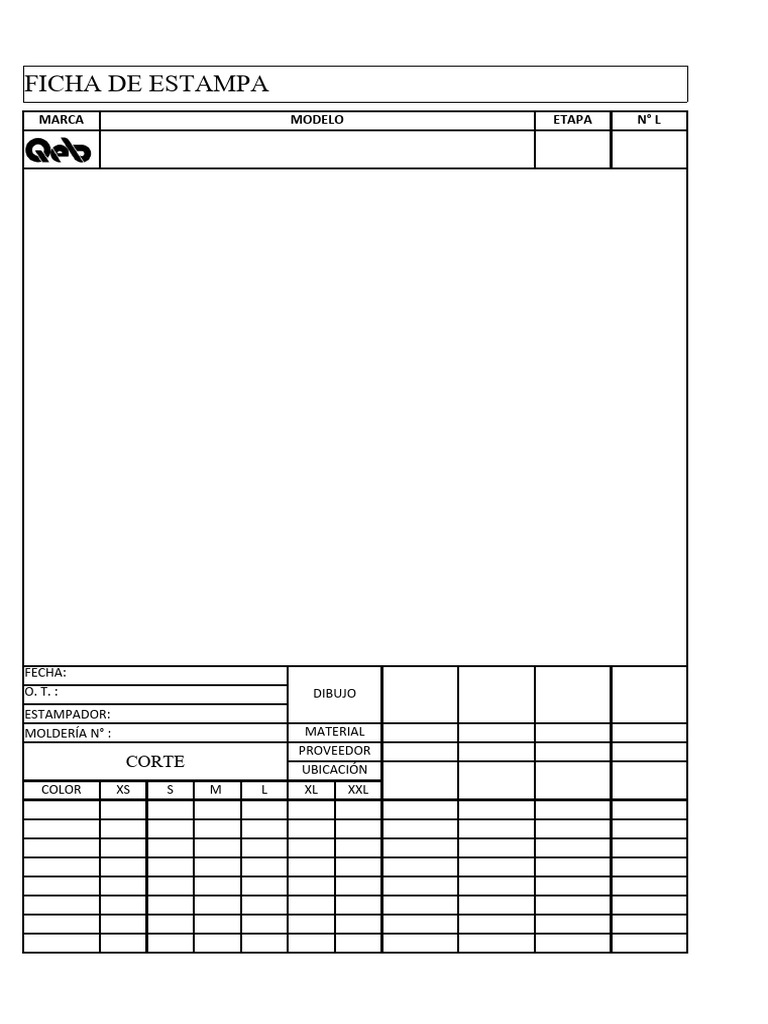 Ficha de Estampa | PDF