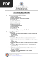 Template - SELG SSLG Annual Accomplishment Report | PDF