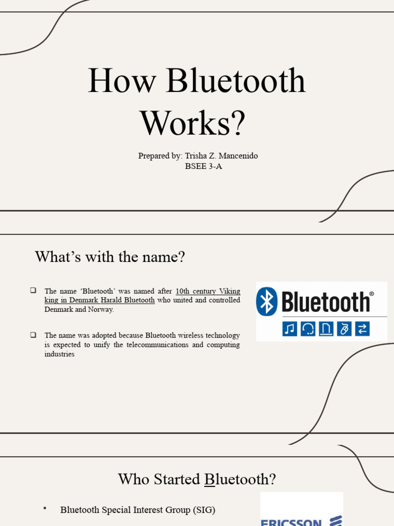 How Does Bluetooth Works | PDF