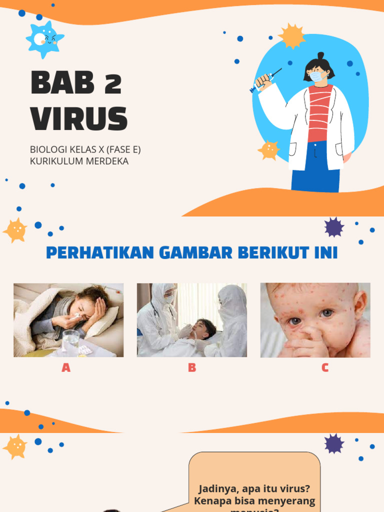 Bab 2 - Virus - Kelas X - Fase e - Kurikulum Merdeka | PDF