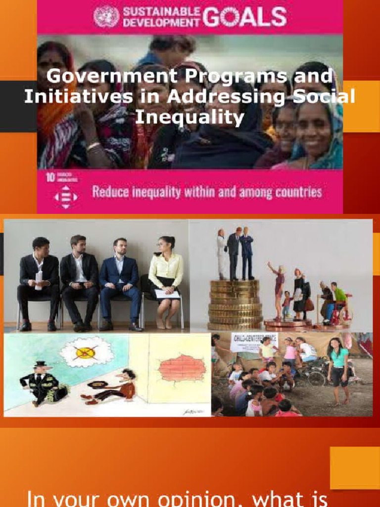 Government Programs and Initiatives in Addressing Social Inequalitypptx ...