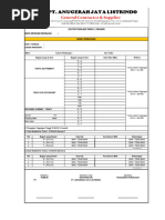Contoh Tabel Outstanding Pekerjaan | PDF