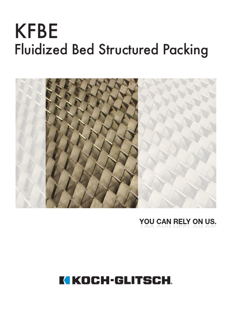 KFBE Fluidized Bed Structured Packing | PDF | Chemical Engineering ...