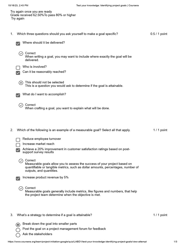SMART Goals for Project Management | PDF | Goal | Performance Indicator