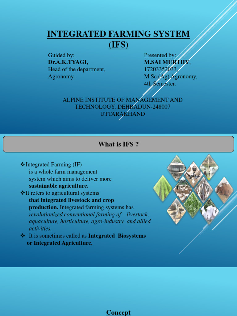 Lecture 2 - Integrated Farming Systems | PDF | Agriculture | Honey Bee