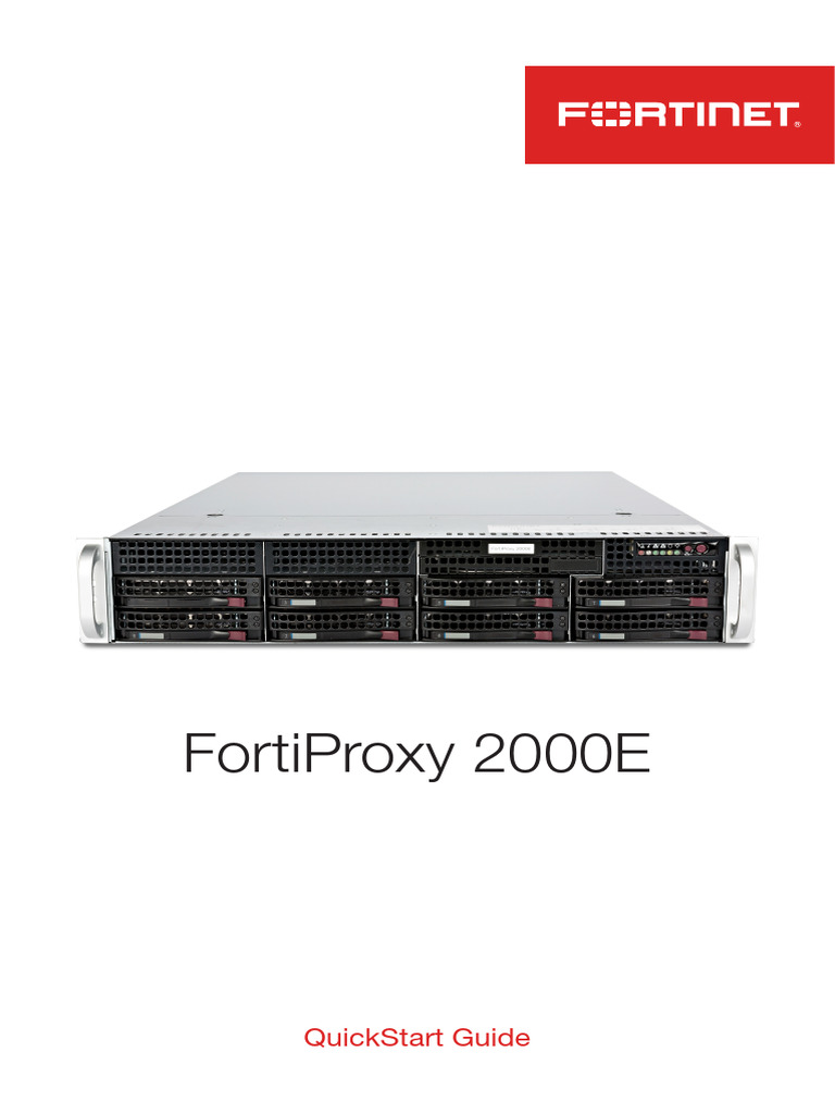 FortiProxy 2000E QSG | PDF | Legal Liability | Usb
