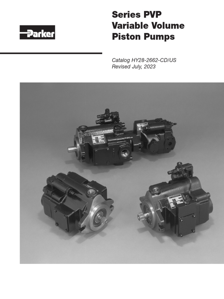 PVP HY28 2662 Catalog | PDF | Pump | Piston