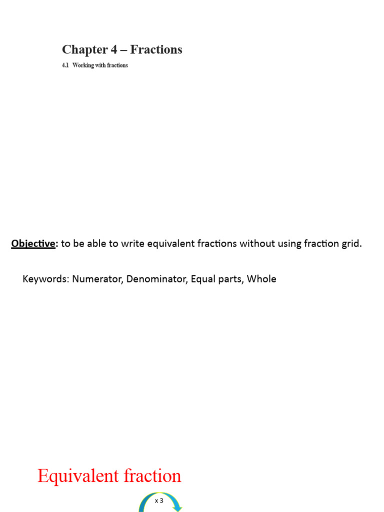 Fractions Y7 | PDF | Mathematical Notation | Naming Conventions